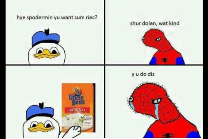 Fuk u spoderman - 9GAG