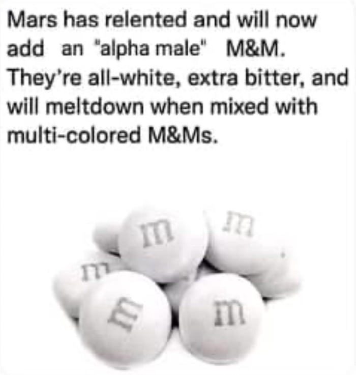 Alpha Male M&Ms - 9GAG