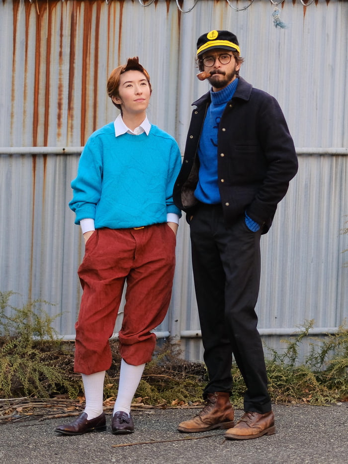 Happy Halloween from Tintin and Captain Haddock! - 9GAG
