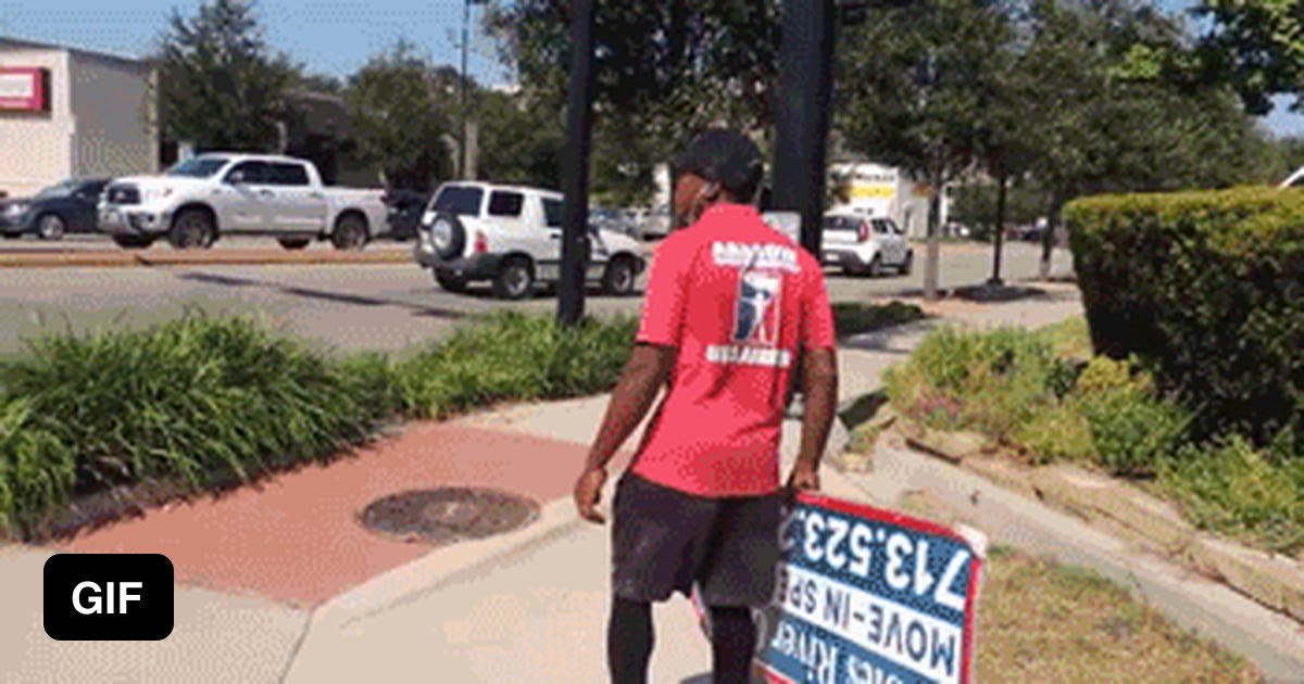 Sign spinning - 9GAG