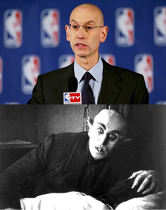 NBA Commissioner Adam Silver is Nosferatu! - 9GAG