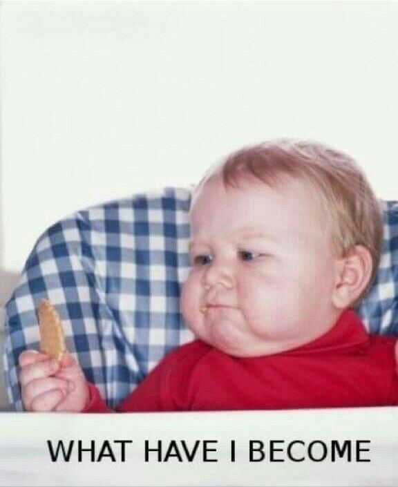 When you've almost finished eating a whole pizza by yourself. - 9GAG