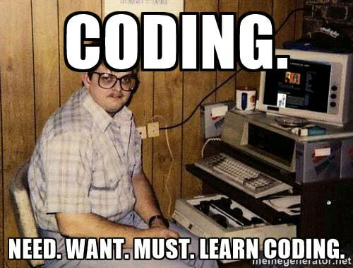 I want to learn how to code. But don't know where to start. Any help ...