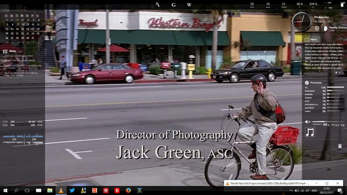 I got baked and pressed a random button in VLC. Now instead of a ...