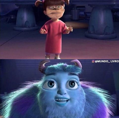 Face-swapping Sully and Boo be like - 9GAG