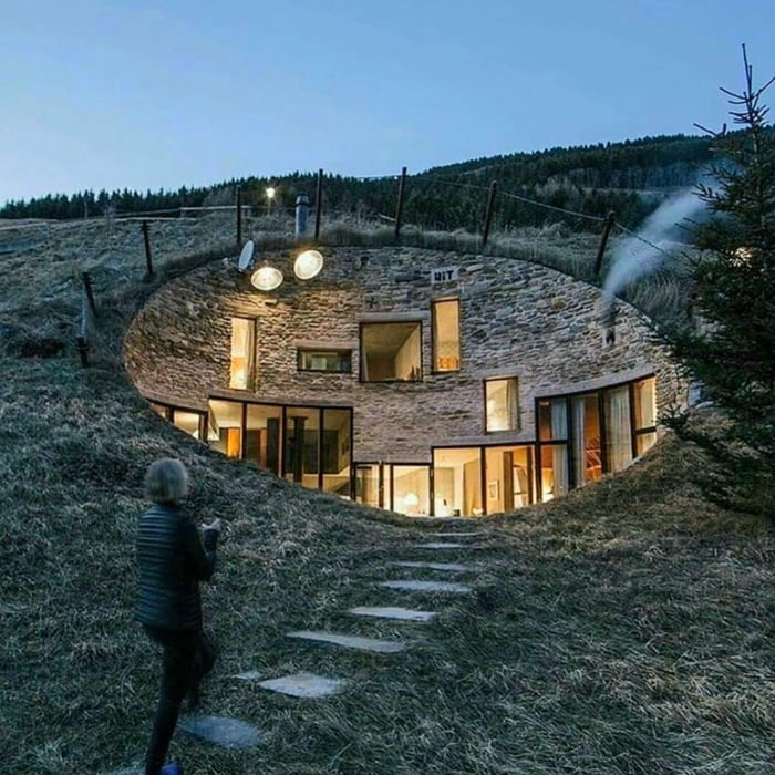 House inside of a cave - 9GAG