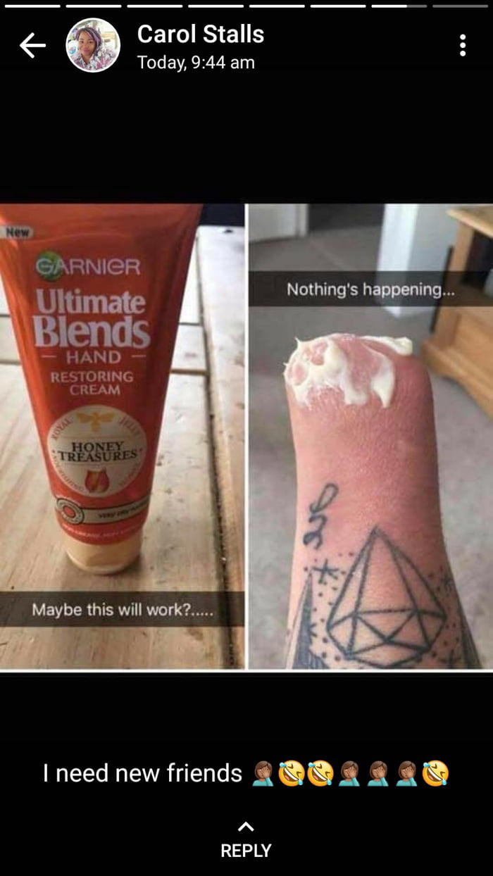 Hand restoring cream - 9GAG