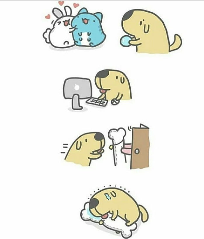 Lonely boy (comic: BugCat Capoo) - 9GAG