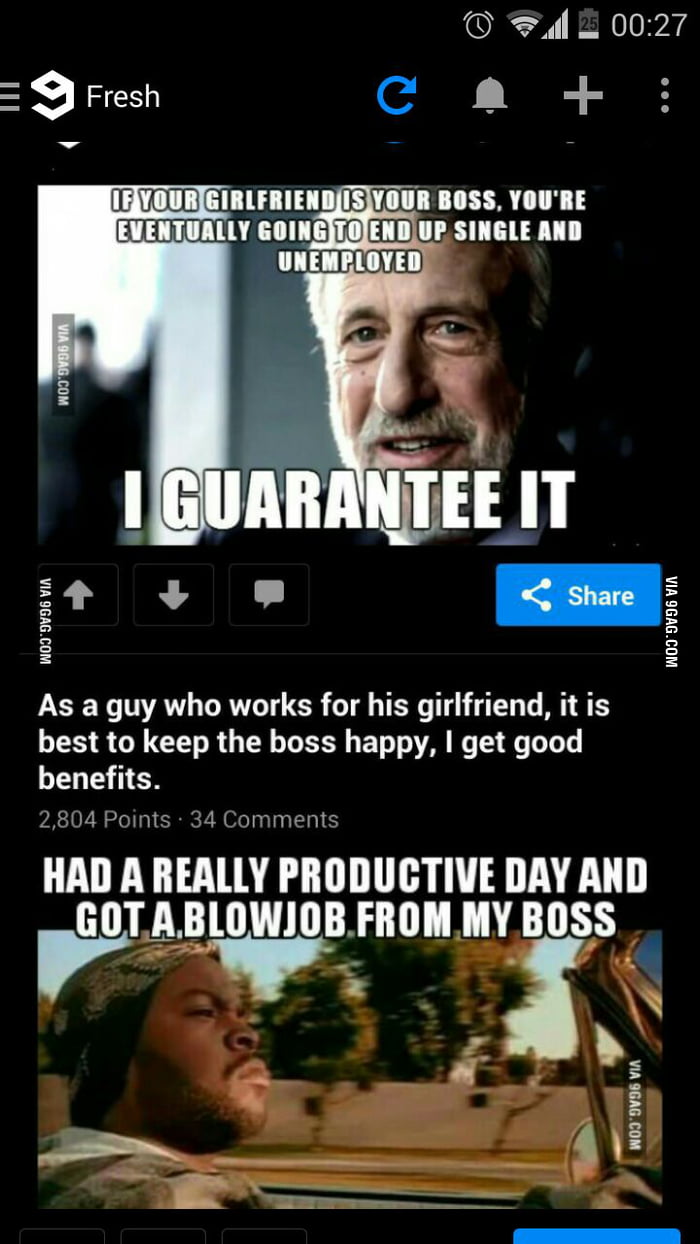 Lol First A Blowjob Than Get Fired 9gag