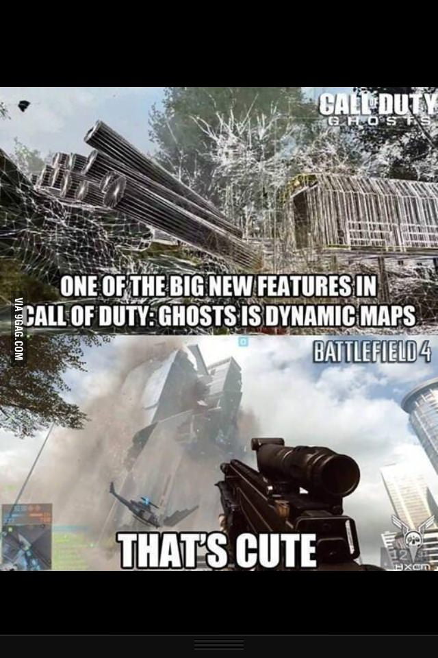 COD VS BF - 9GAG