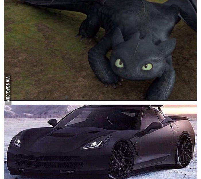 If toothless was a car. - 9GAG