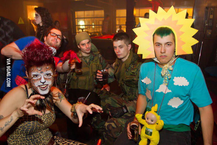 That Halloween costume make my laugh so hard! Grumpy Babysun in the ...
