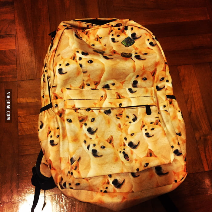 My doge backpack :D - 9GAG