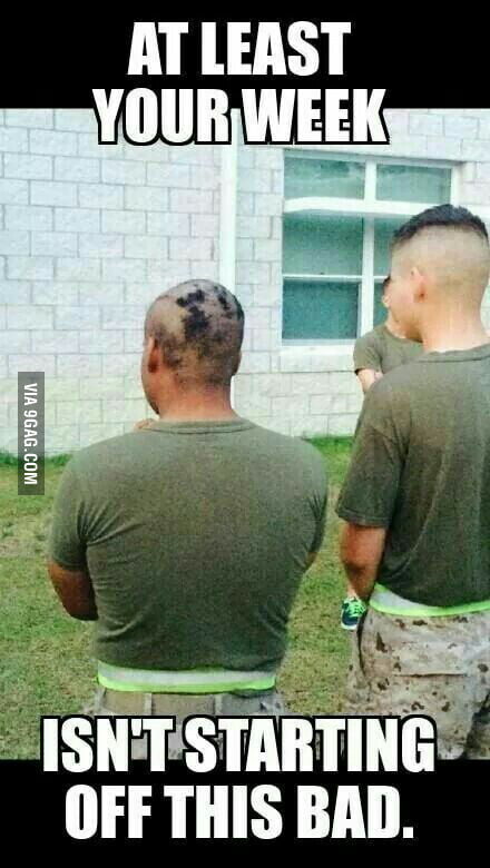 Someone got a barracks cut - 9GAG