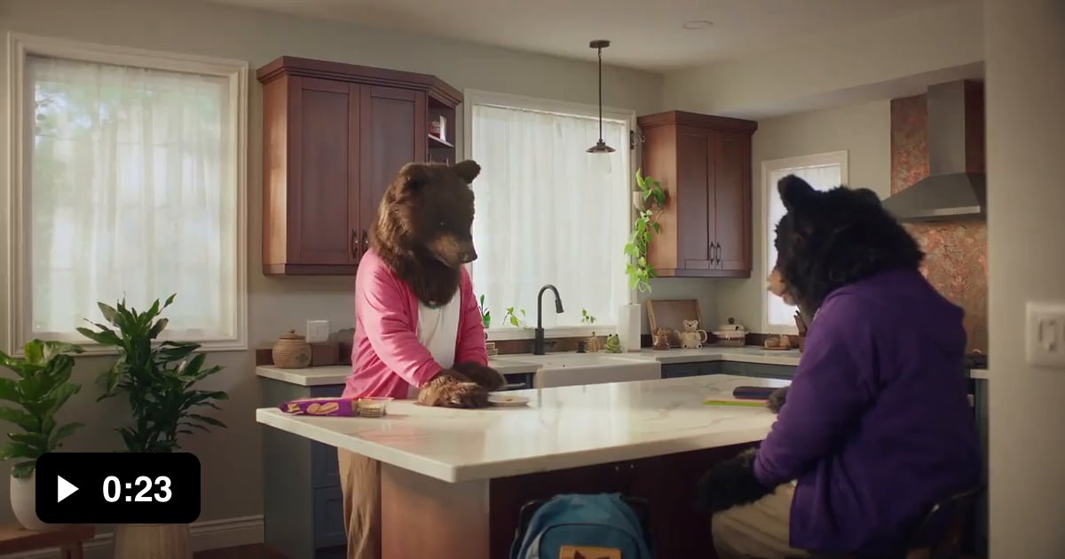 This (fairly) new commercial for crunchy Bear Paws: - 9GAG