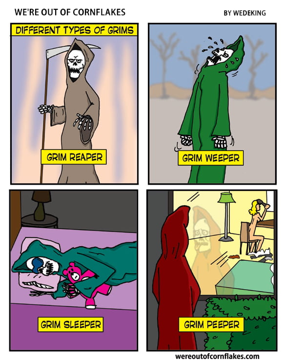 Different types of Grims - 9GAG