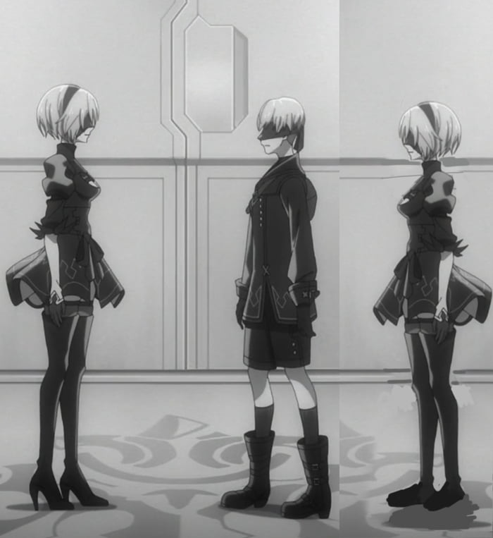 Apparently YoRHa units 2B and 9S are same AGE AND HEIGHT MODELS ...