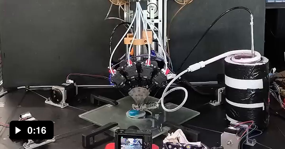 Have you ever seen an overclocked overly optimized 3d printer? now you ...