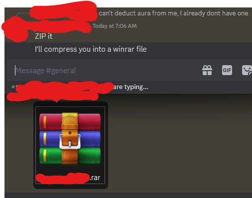 "I'll compress you into a winrar file" - 9GAG