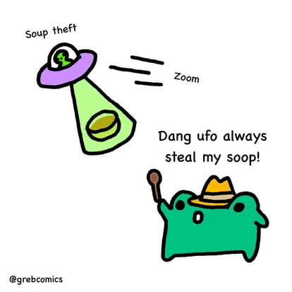 Those damn aliens, it’s soup weather and I’m cold AF! - 9GAG