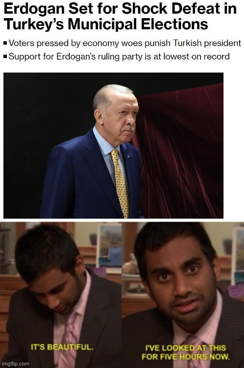 For the first time in his political career as a party leader, Turkey's ...