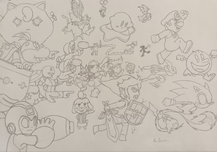 Small tier drawing - 9GAG