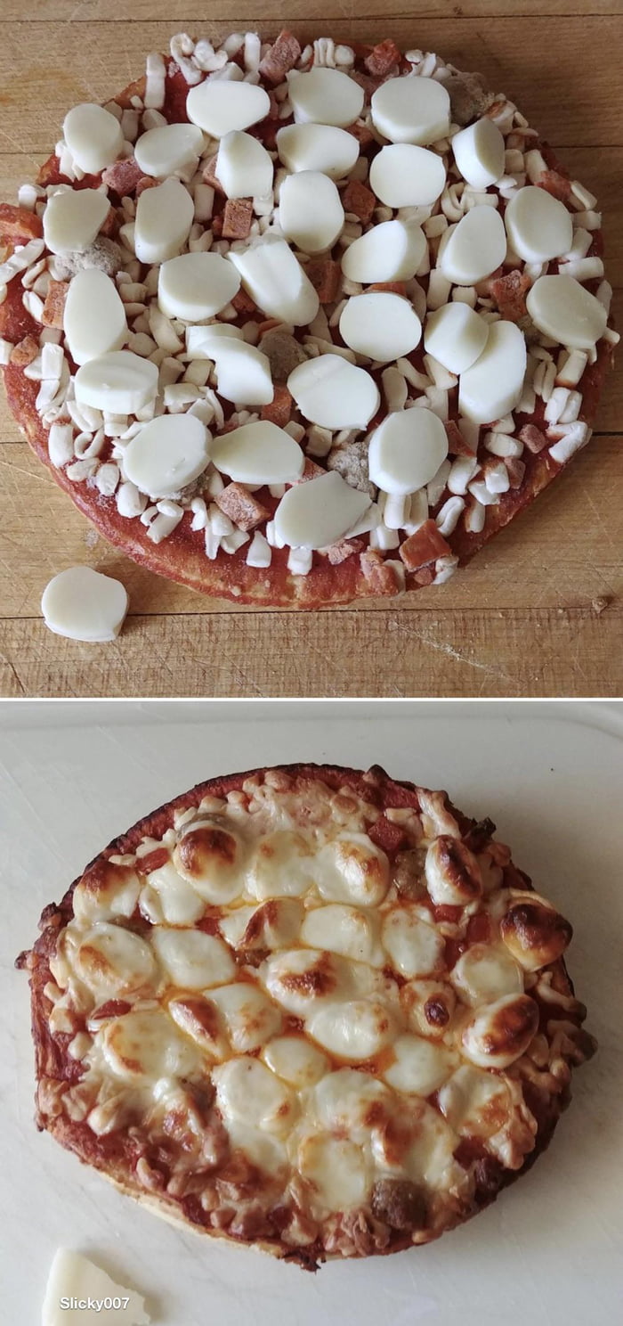 String cheese pizza - 9GAG