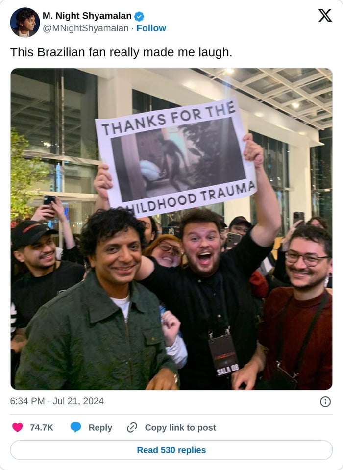 Mr Shyalaman And His Brazilian Fans 9gag