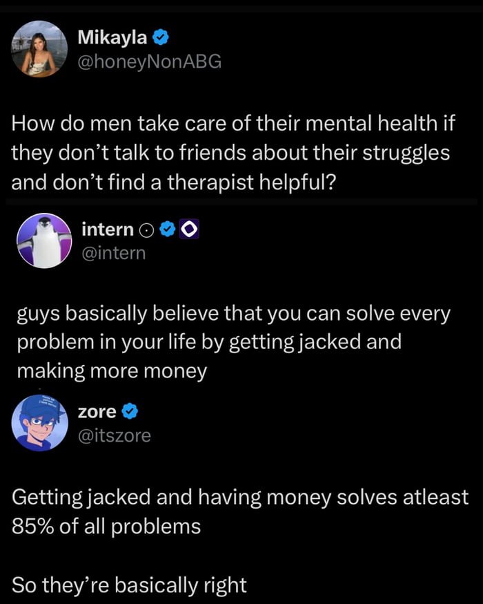 The ultimate male coping mechanism - 9GAG