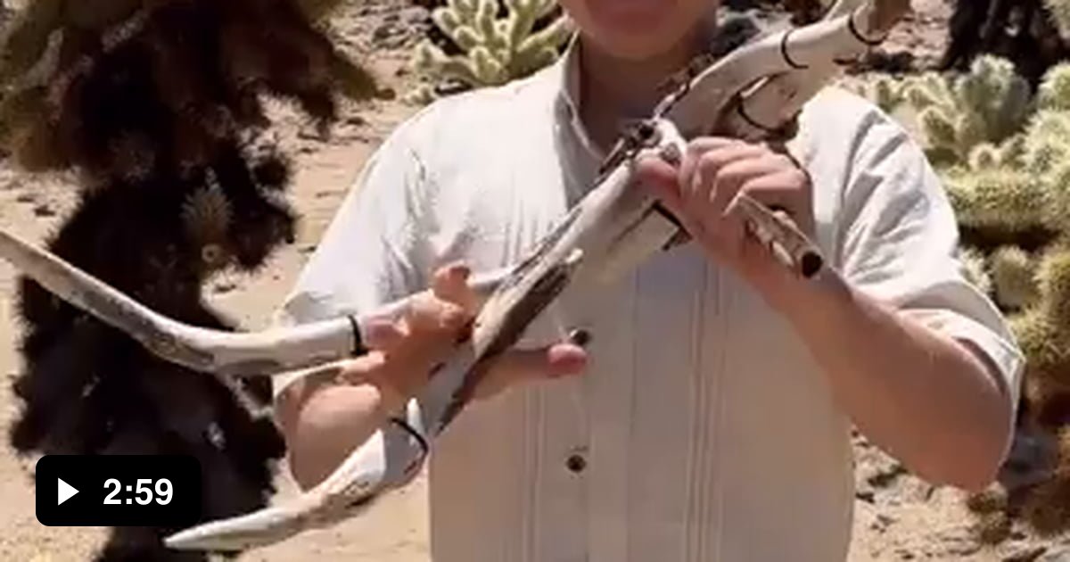 Man shows off his handmade 5 chamber rack flute. - 9GAG