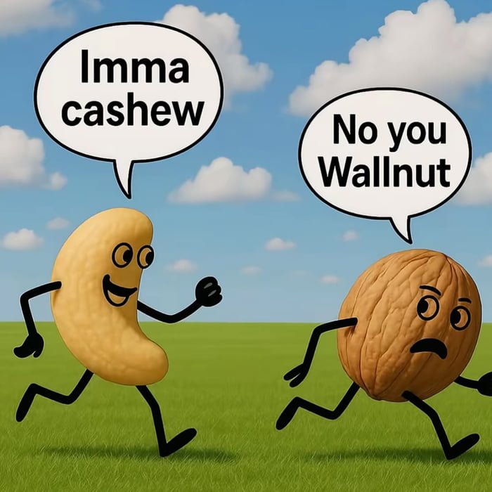 Nutty rivals on the run - 9GAG