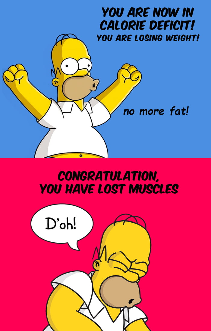 I hate the human body - calorie deficit - 9GAG