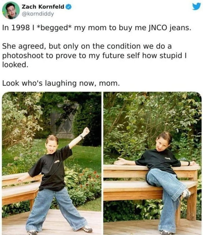 My mom was trying to save me from myself, but I was too cool for school. - 9GAG