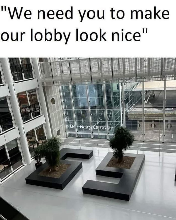 When the interior designer has a very specific aesthetic in mind. - 9GAG