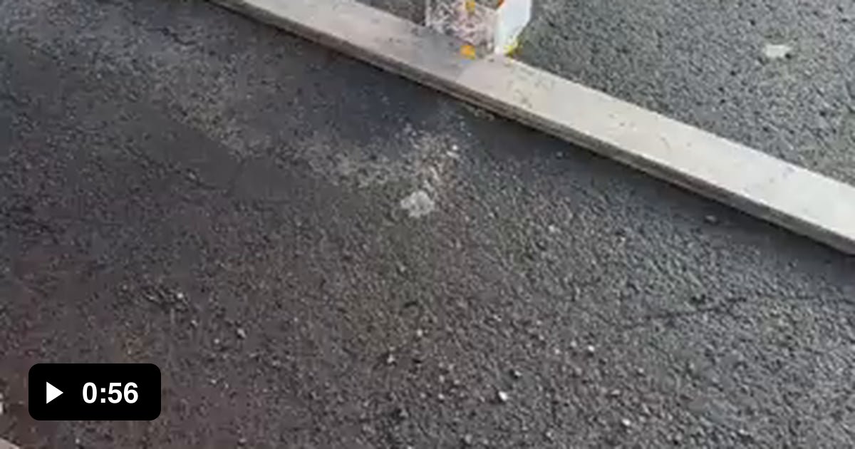 The satisfying precision of road letter painting. A true art form on ...