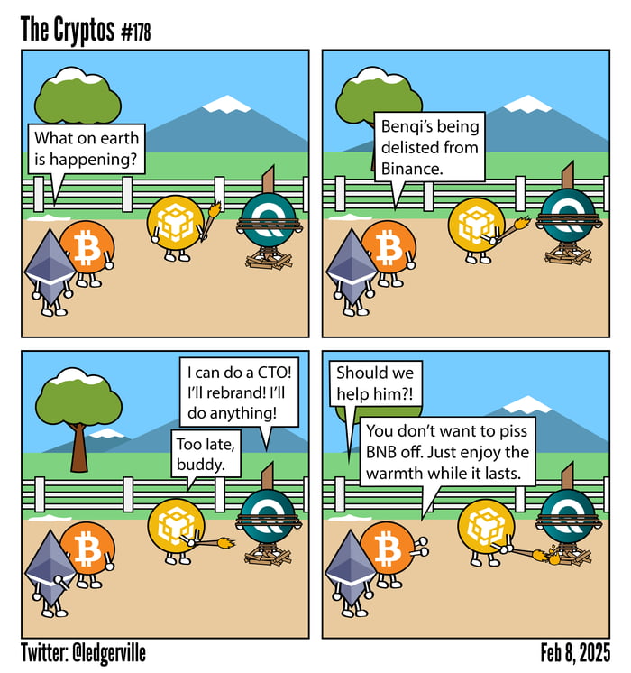 Comic 178. Binance Delisting - 9GAG