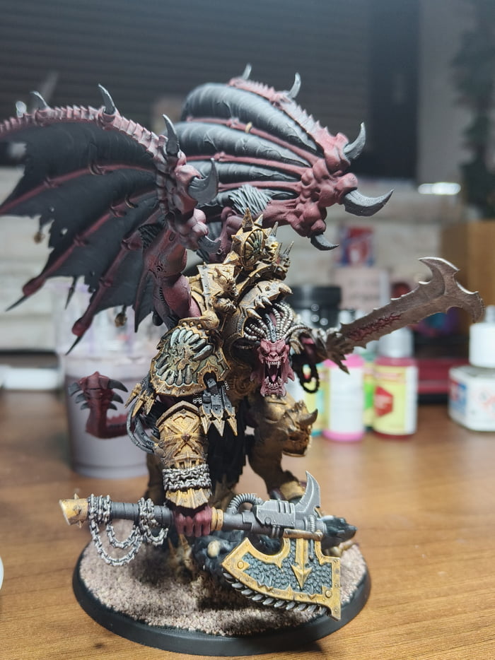 Finished painting Angron - 9GAG