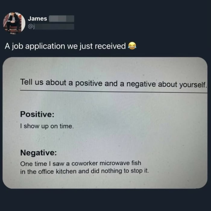 This job application is brutally honest - 9GAG