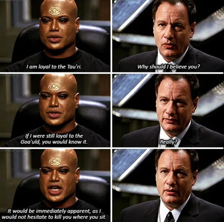 Tis a repost... But it's Stargate. - 9GAG