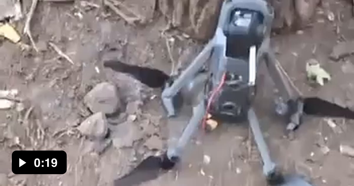 Ukraine drone take a break after her hour shift - 9GAG