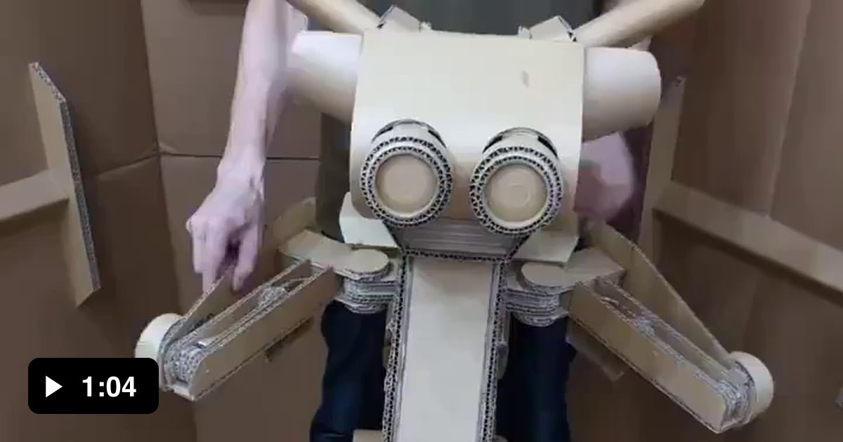 Crazy cardboard bike by Nami Aidakko. - 9GAG