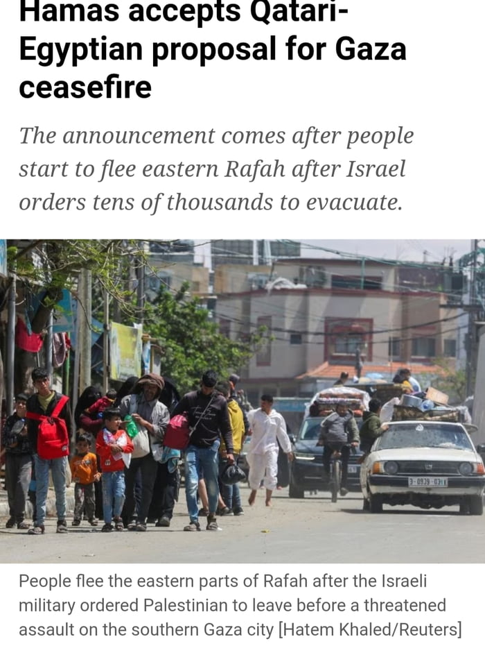 Finally some sense in Hamaaaas thinking.. hope they make use of the ...