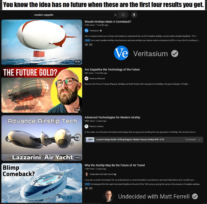 So I thought airships are pretty cool and might have a niche in the eco-friendly future. - 9GAG