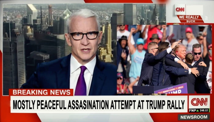 CNN has punchlines themselves on the reporting of a live assassination ...