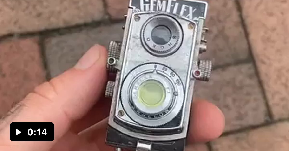 World’s Smallest Film Camera in Action: Meet the Gemflex Mini! - 9GAG