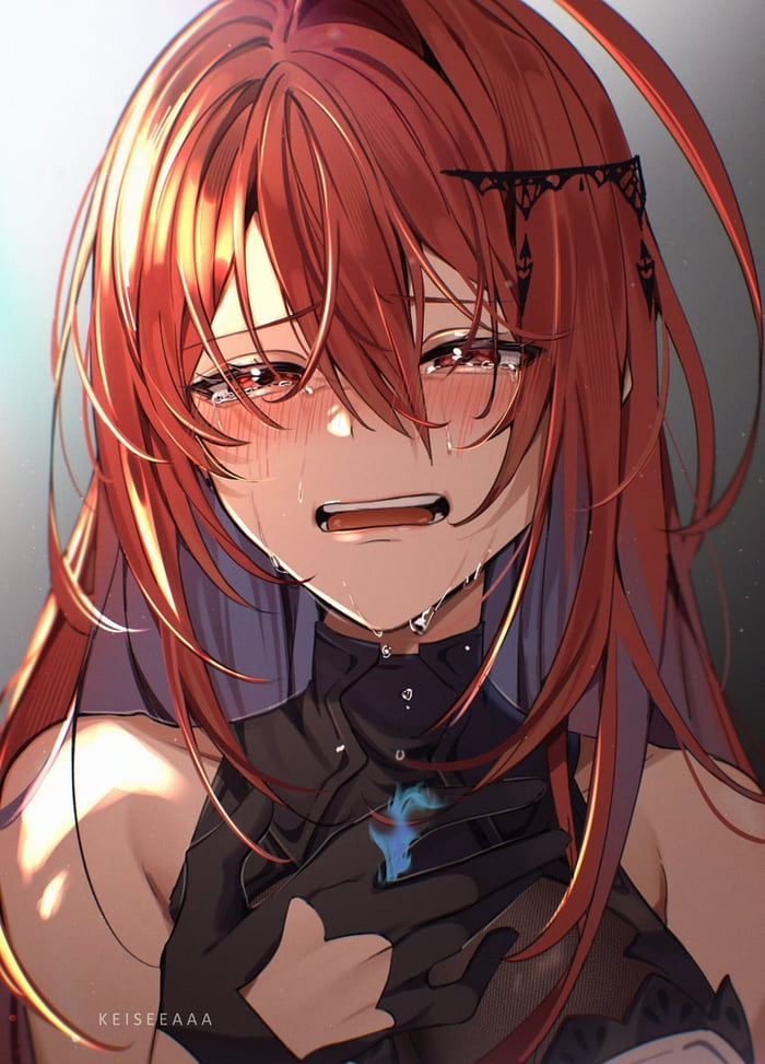 Sad queenie (art by keisea) - 9GAG