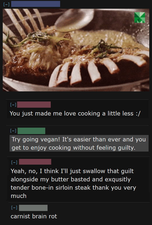 Carnist brain rot - 9GAG