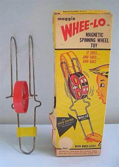 Who else played with one of these? Whee-Lo Magnetic Spinning Wheel Top ...