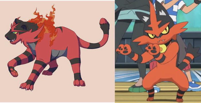 Should incineroar have been quadruped or torracat bipedal ? - 9GAG