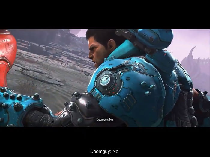 Doomguy: No. - 9GAG